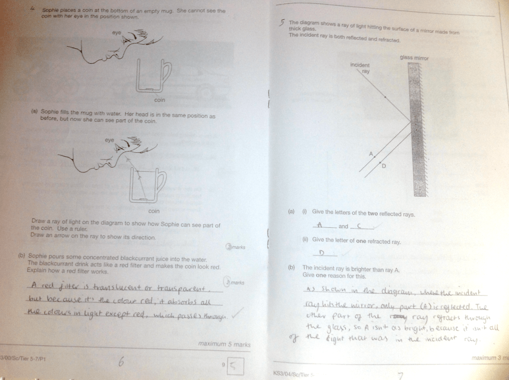 Formative use of Summative Tests: Marking #Blogsync – teacherhead