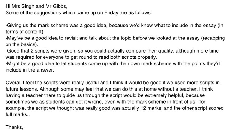 Lesson Study: Preparing for AS Essay Writing – teacherhead