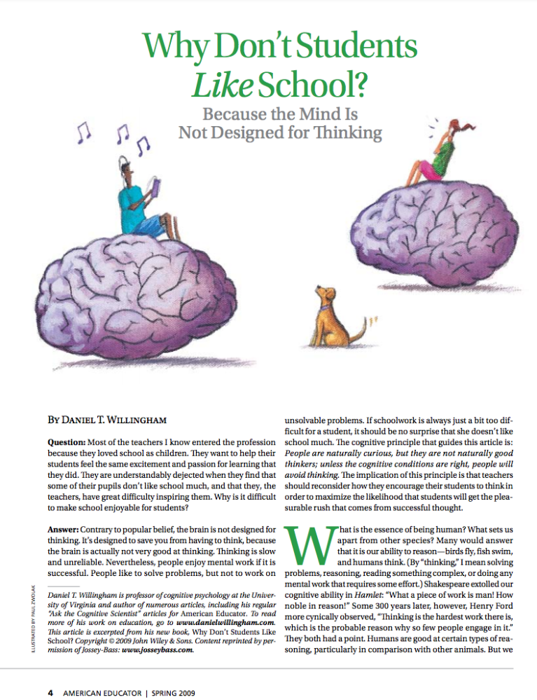 The genius of DT Willingham and WDSLS. – teacherhead