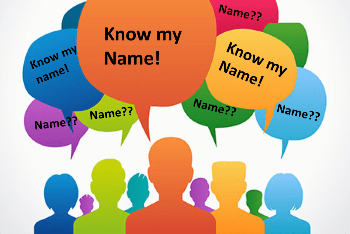 Know my name! A basic entitlement. – teacherhead