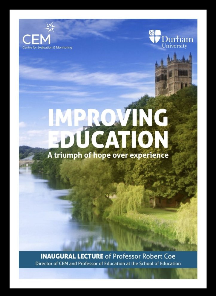 Poor Proxies for Learning. Powerful insights from Prof Coe: – teacherhead