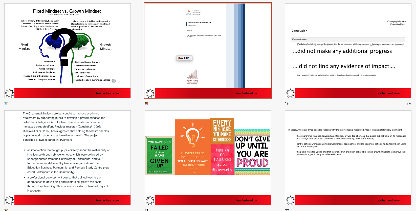 Evidence-Informed Teaching: The learning model matters more than the ...