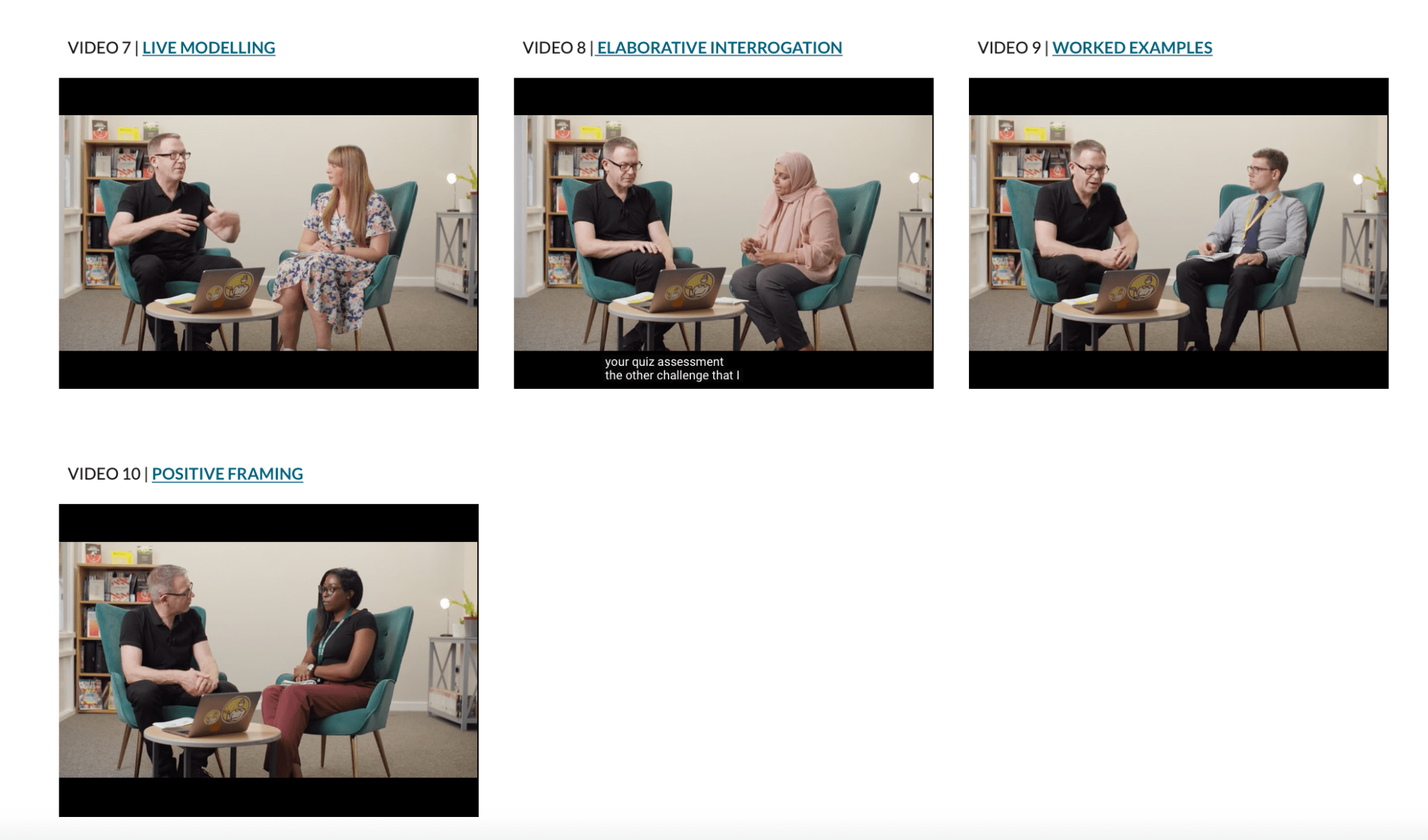 Coaching Videos for Walkthrus – a fab collaboration with Chiltern ...