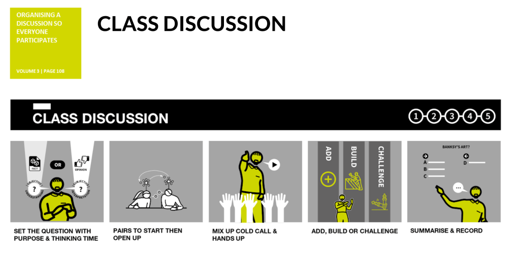 Class Discussion Forensics. Generating and exchanging ideas; involving ...